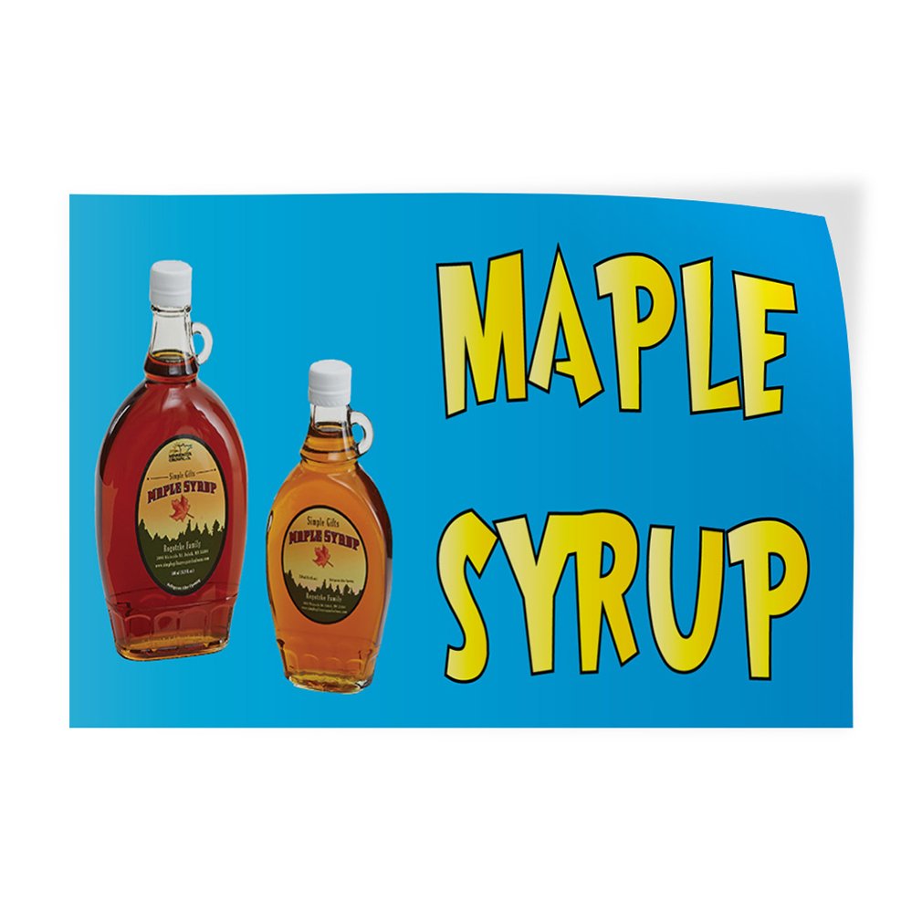 Maple Syrup Signs And Labels