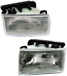 Amazon.com: LMGTJNF Headlamps Headlights Left & Right Pair Set For 1991 ...