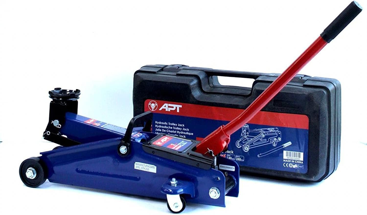 APT 2 tons car trolley jack with case t82000ds: Buy Online at Best ...