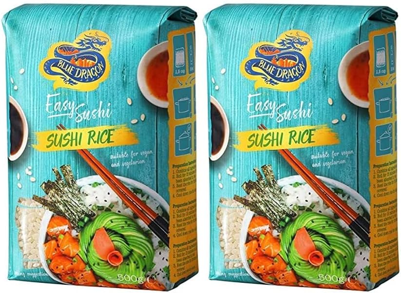 Blue Dragon Sushi Rice (500g, Pack of 2) : Amazon.ae: Grocery
