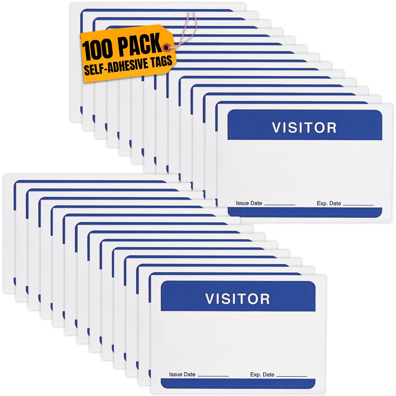 Snapklik.com : Visitor Stickers, Visitor Badges, Name Tag Stickers For ...