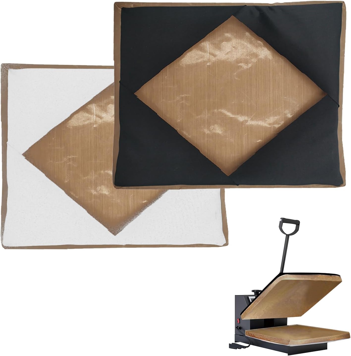 Amazon.com: Heat Press Platen Wrap Cover, Upgraded Version, Non-Stick ...