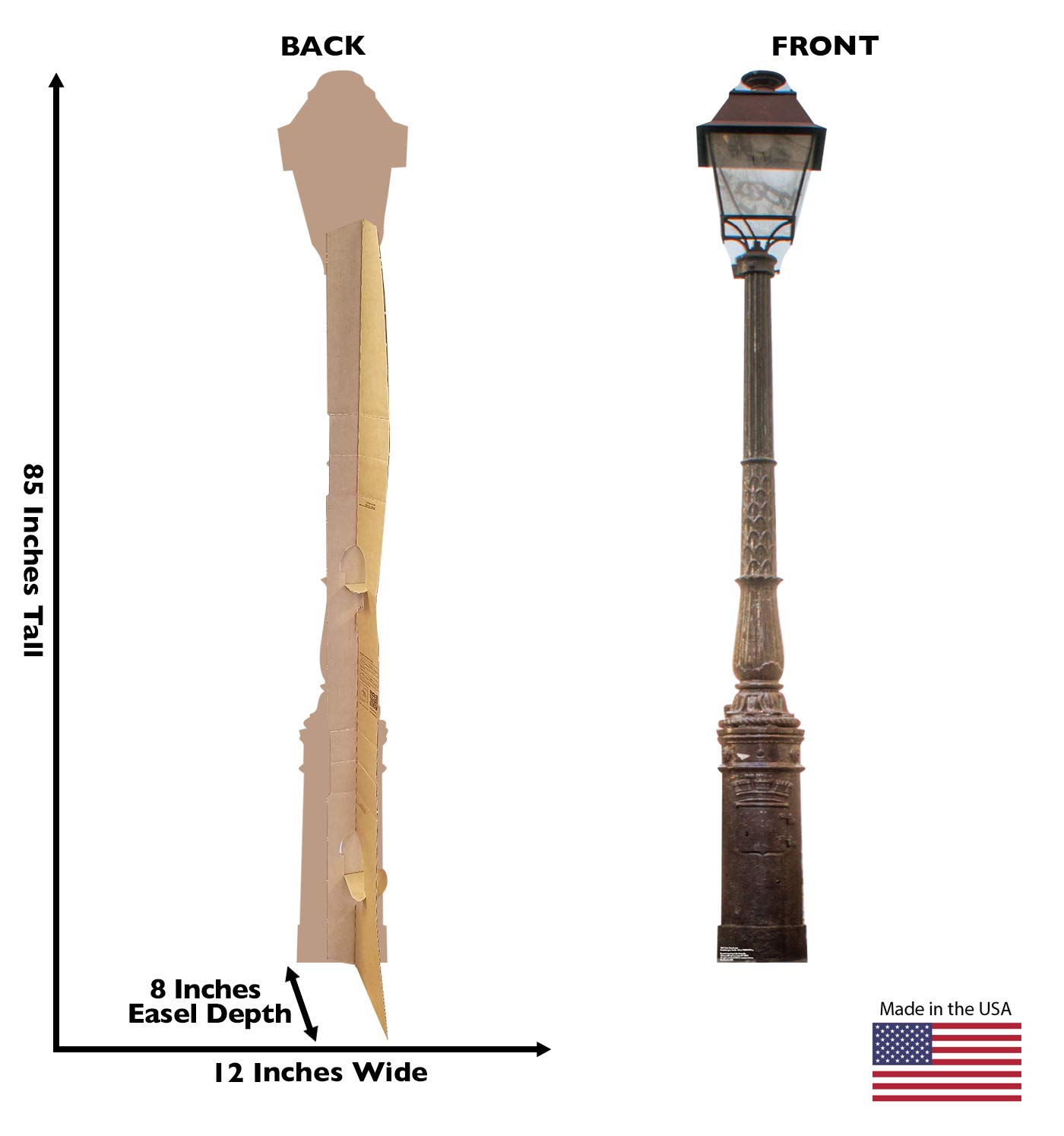 Cardboard Street Lamp Post Realistic DIY Street Light Tutorial For
