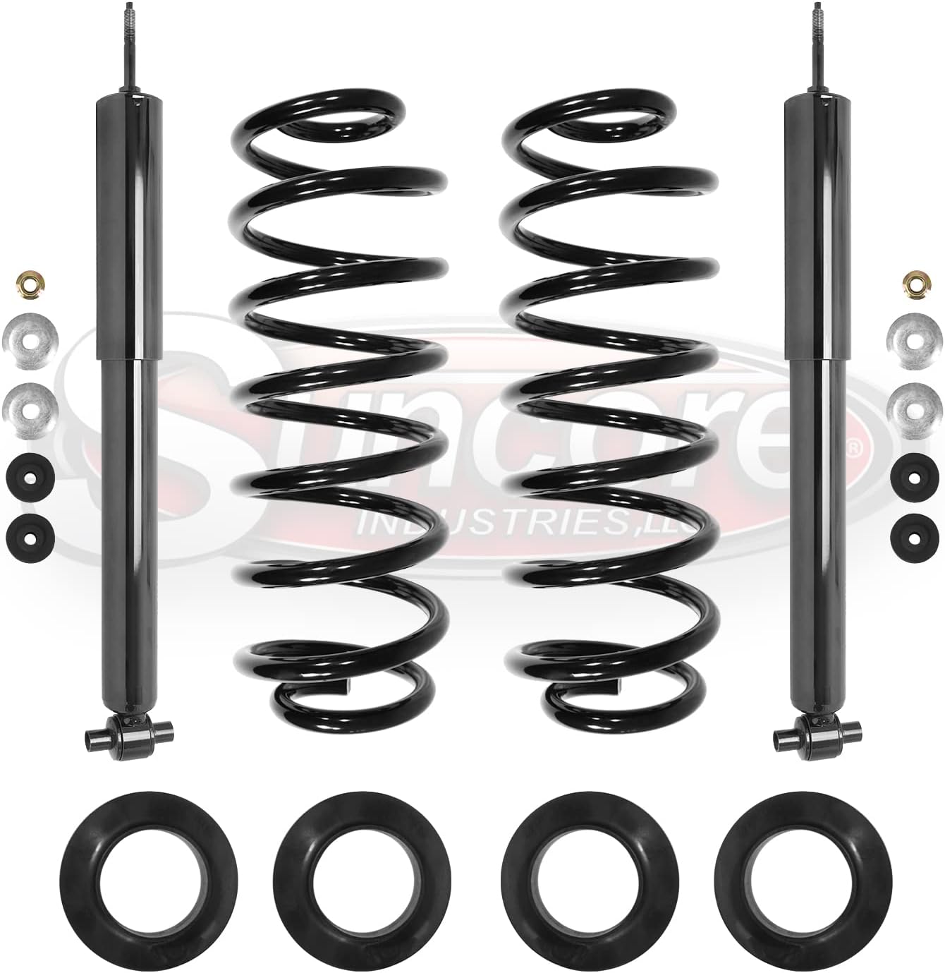 Amazon.com: Rear Regular Suspension Air Bag to Coil Spring Conversion ...