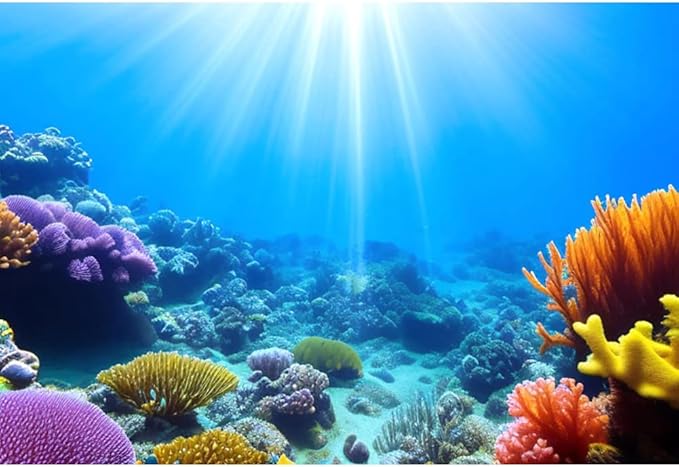 Amazon.com : CRTPOD 15x10ft Underwater World Backdrop for Photoshoot ...