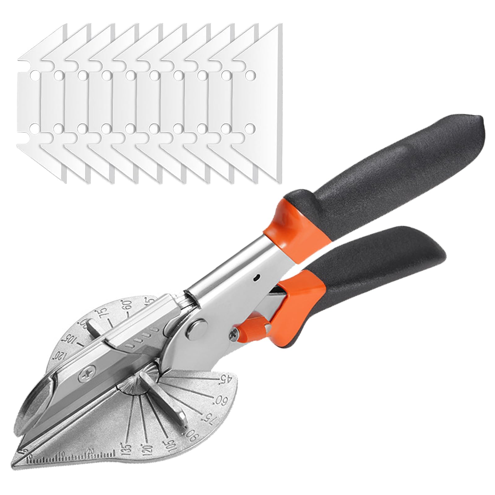 GIONAR Miter Shears, 45 to 135 Degree Trunking Cutter Trim Cutter ...