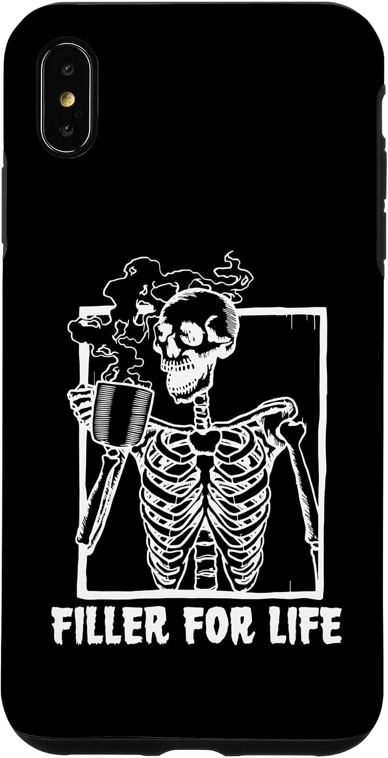 Amazon.com: iPhone XS Max Fillers For Life Skeleton Nurse Injector Lip ...
