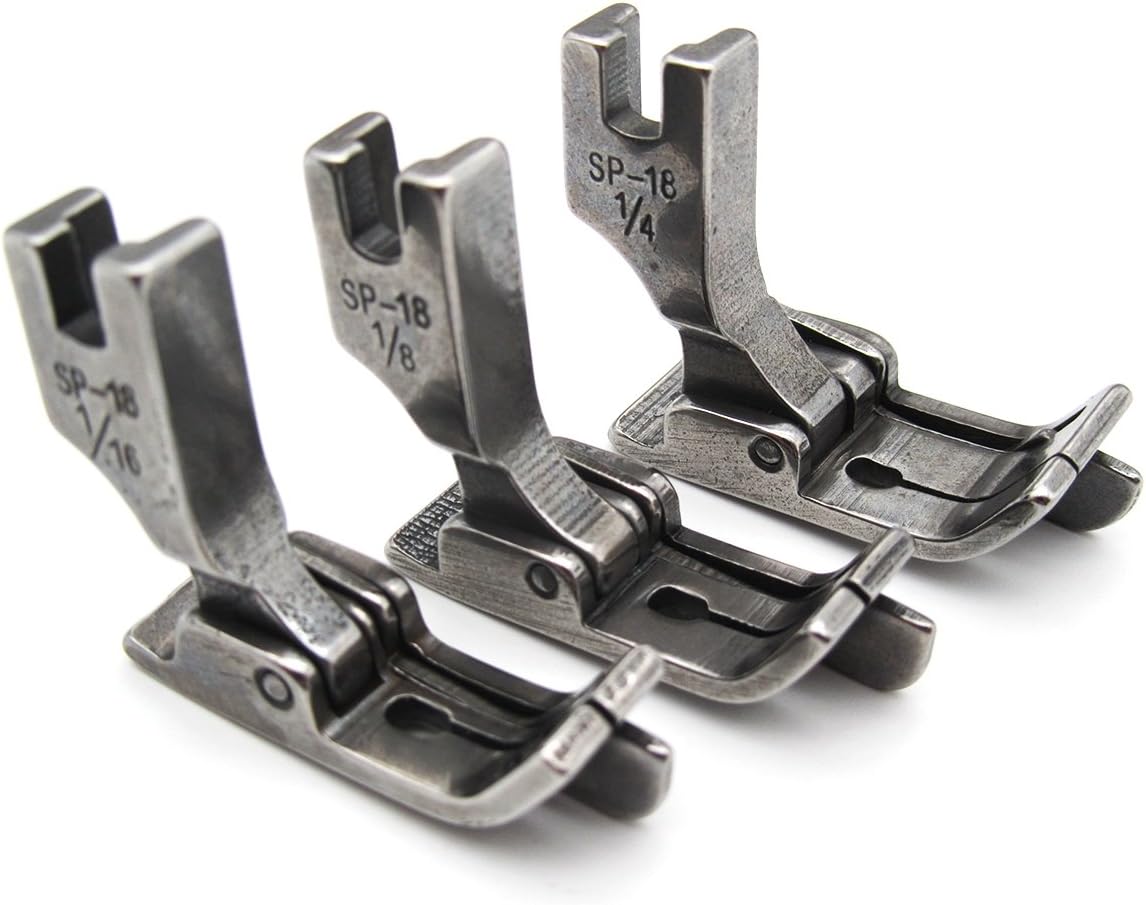 Amazon.com: Right Side Edge Guide COMPENSATING Presser Foot 1/4" #214 ...