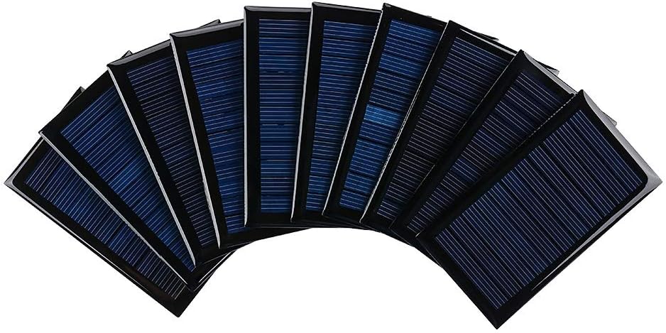 Amazon.com : AOSHIKE 100pcs 0.5V 400mA Micro Mini Solar Cell for Solar ...