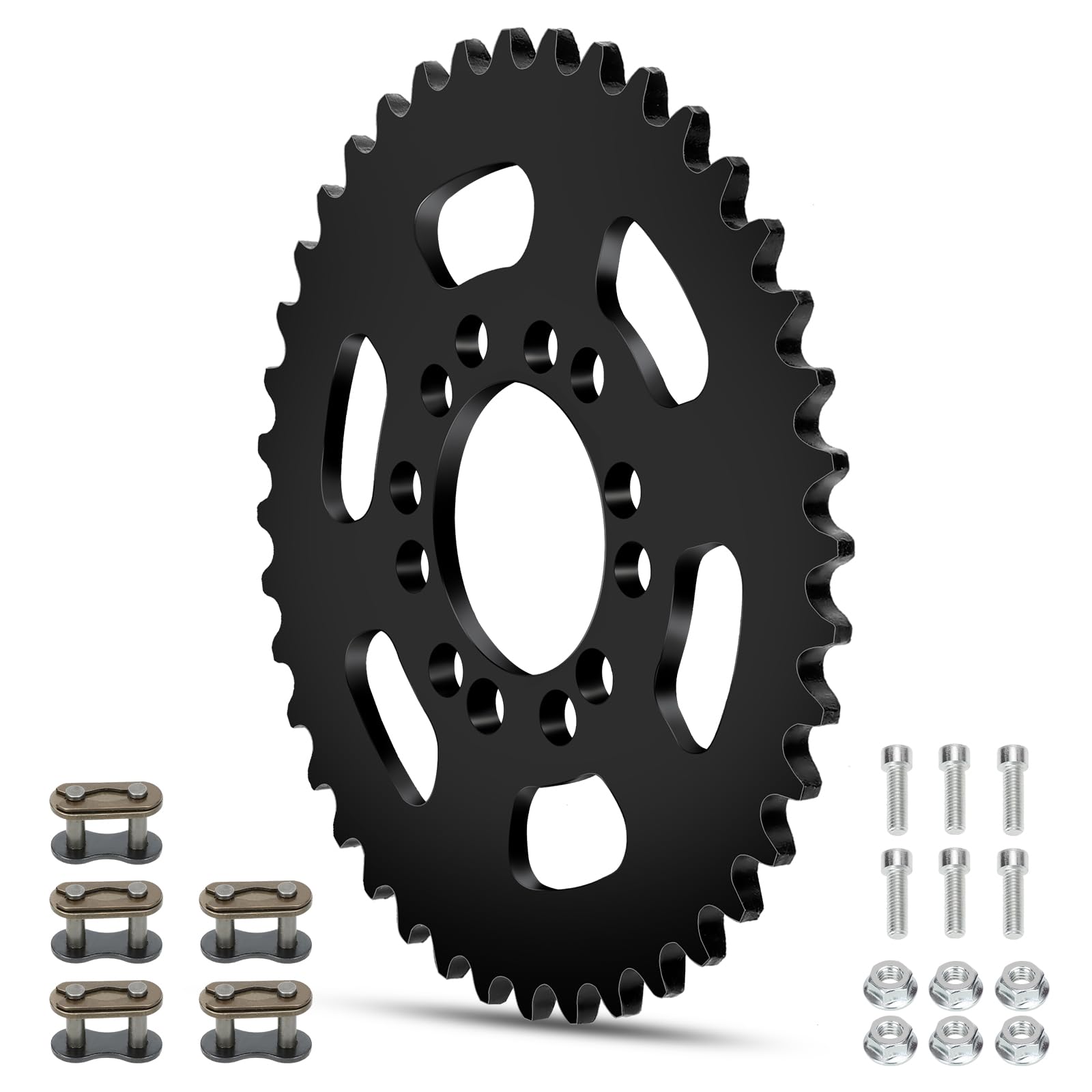 Amazon.com: XIKOBY 35 Chain 40 Tooth Rear Sprocket for Mini Bike ...