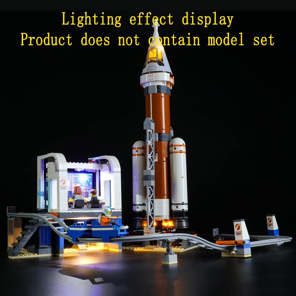 GEAMENT LED Light Kit Compatible with Lego Deep Space Rocket and Launch ...