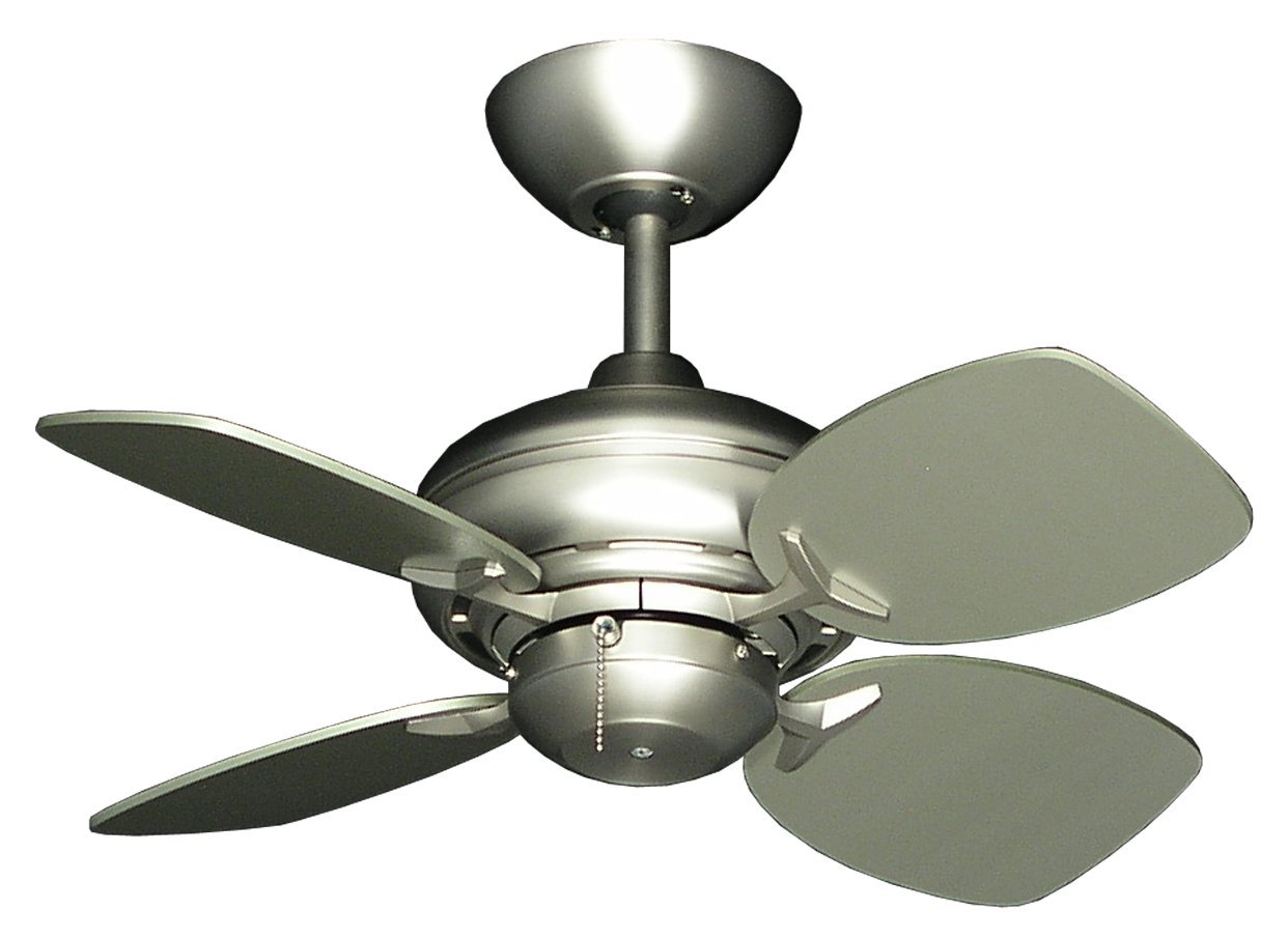 Amazon.com: Gulf Coast Fans 26" Mini Breeze Ceiling Fan in Satin Steel ...