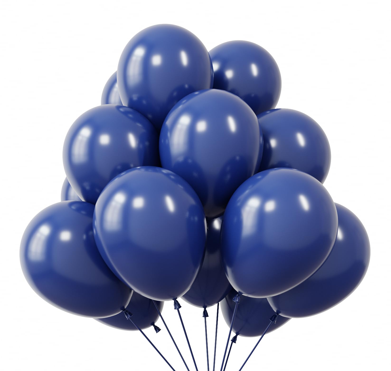 Amazon.com: KBZVNAF Navy Blue Latex Party Balloons - 50 Pack 12 inch ...