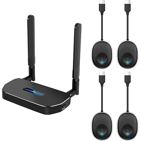 Amazon.com: Wireless HDMI Transmitter and Receiver 4K Kit, 165FT/50M Full HD 4K Wireless ...