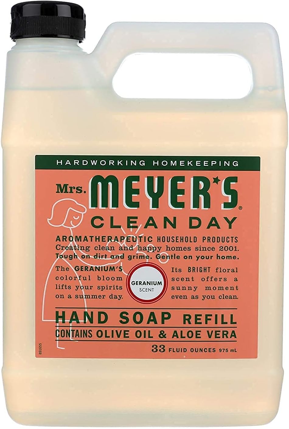 Amazon.com: Mrs. Meyer's Hand Soap Refill, Made with Essential Oils ...