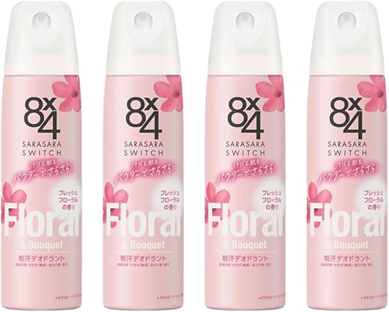 Amazon.co.jp: 8x4 パウダースプレー フレッシュフローラルの香り 150g まとめ買いセット YOLOGYA (4個セット) : ビューティー