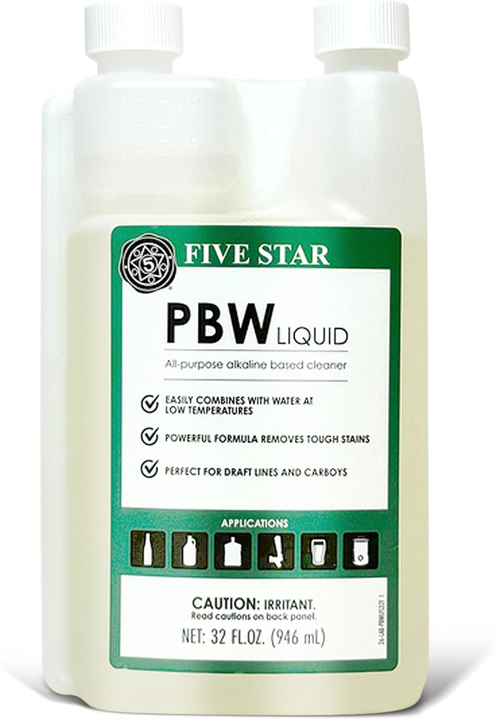 Amazon.com: Cooler Keg PBW 32oz Brewery Cleaner, Beer Line Sanitizer ...