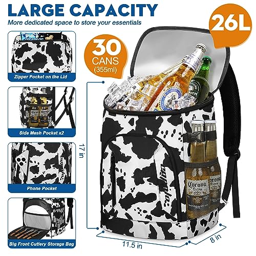 Snapklik.com : Cooler Backpack 30 Cans, Insulated Backpack Cooler Leak ...
