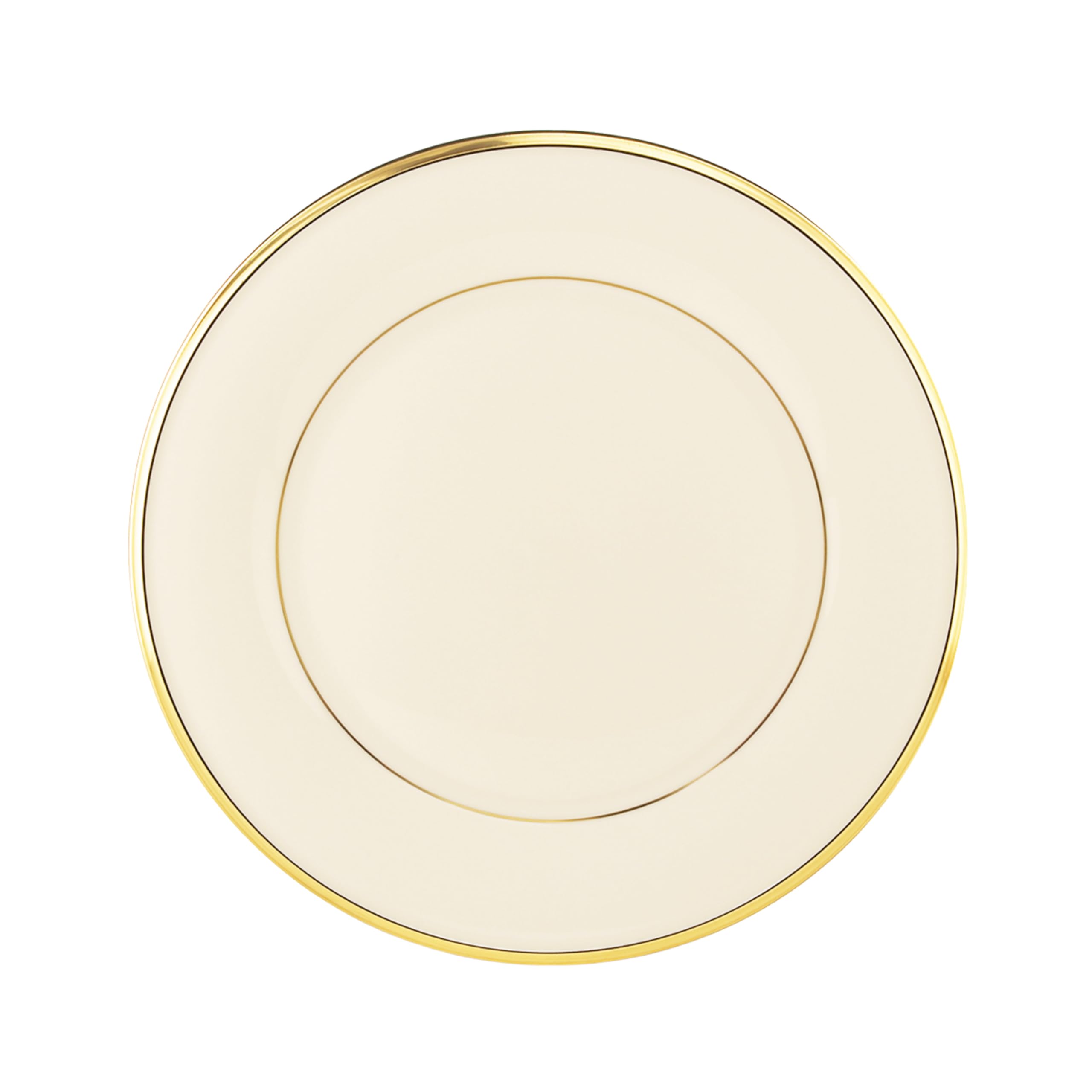 Amazon.com: Lenox Eternal Gold Banded Ivory China Dinner Plate ...
