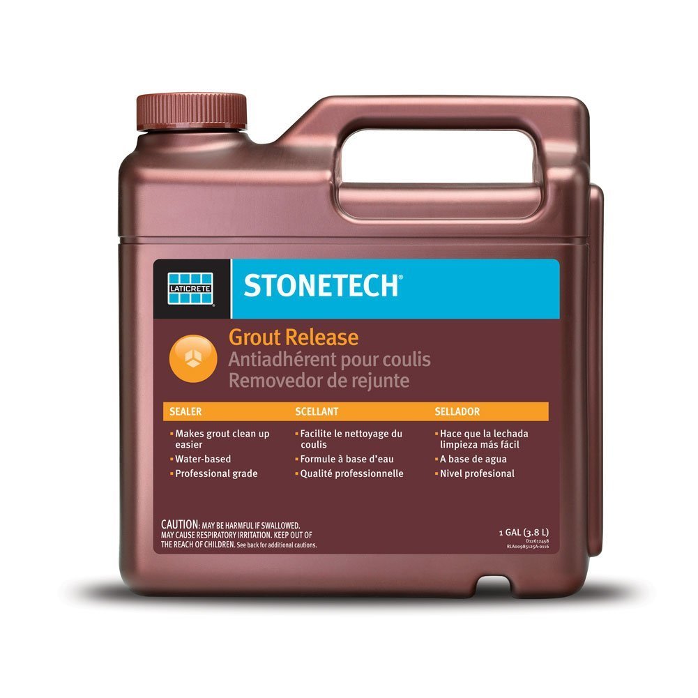 STONETECH Grout Release, 1 Gallon (3.8L) Bottle - Household Bristle ...