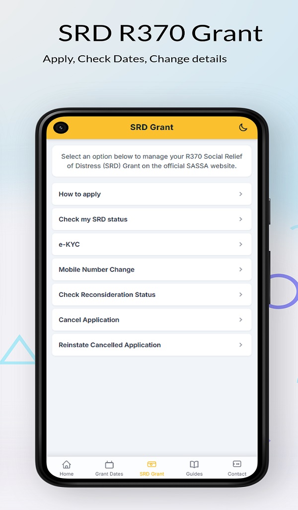SASSA SRD R370 Status Guide:www.amazon.com:Appstore for Android