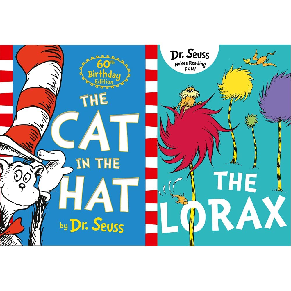 Buy The Cat In The Hat (Dr. Seuss) + The Lorax (Set of 2 Books) Online ...