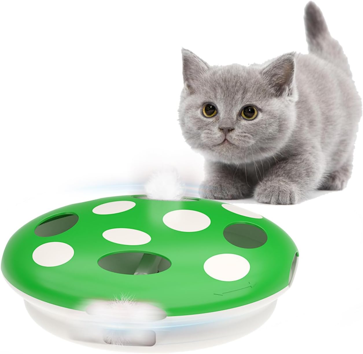 Amazon.com: Pawingcat Interactive Cat Toys - Automatic String Toy, USB ...