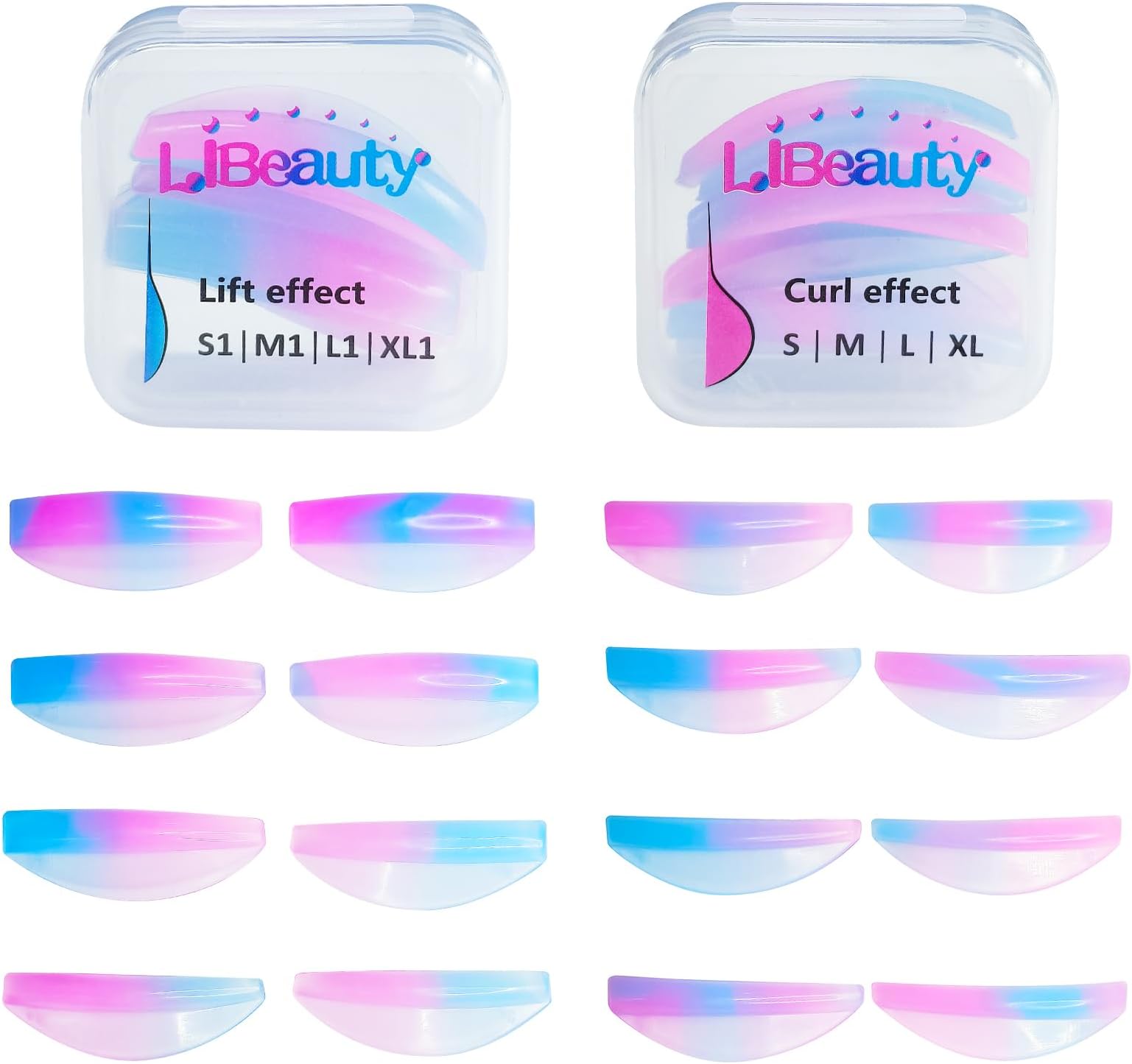 Amazon.com : 24 Pieces Eyelash Lifting Rods Eyelash Perming Pads ...