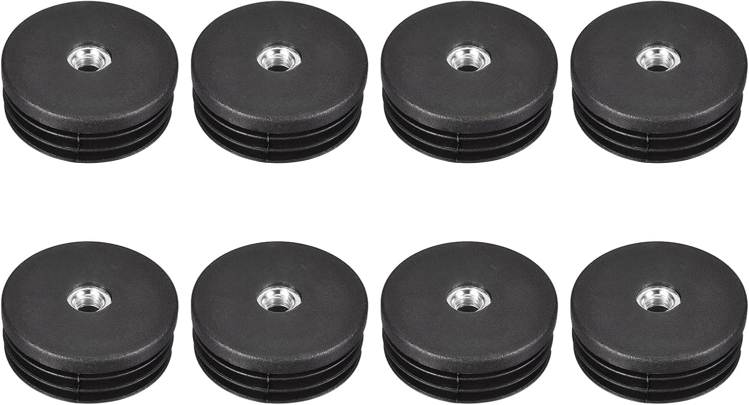 Amazon.com: uxcell 8Pcs Inserts for Round Tubes with M8 Thread, for ...