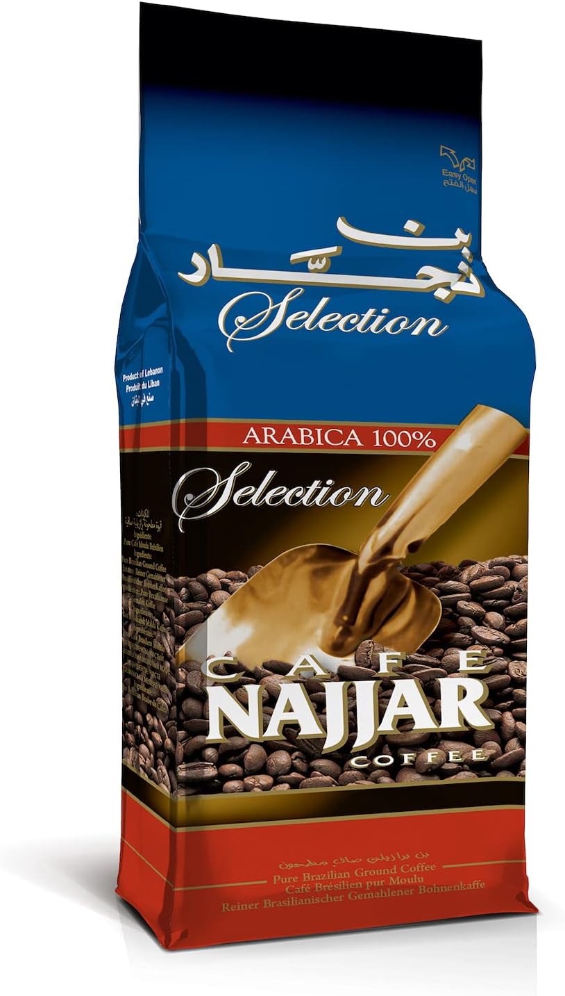 Amazon.com : Café Najjar, Turkish Coffee, 450gr , 100% Arabica Coffee ...