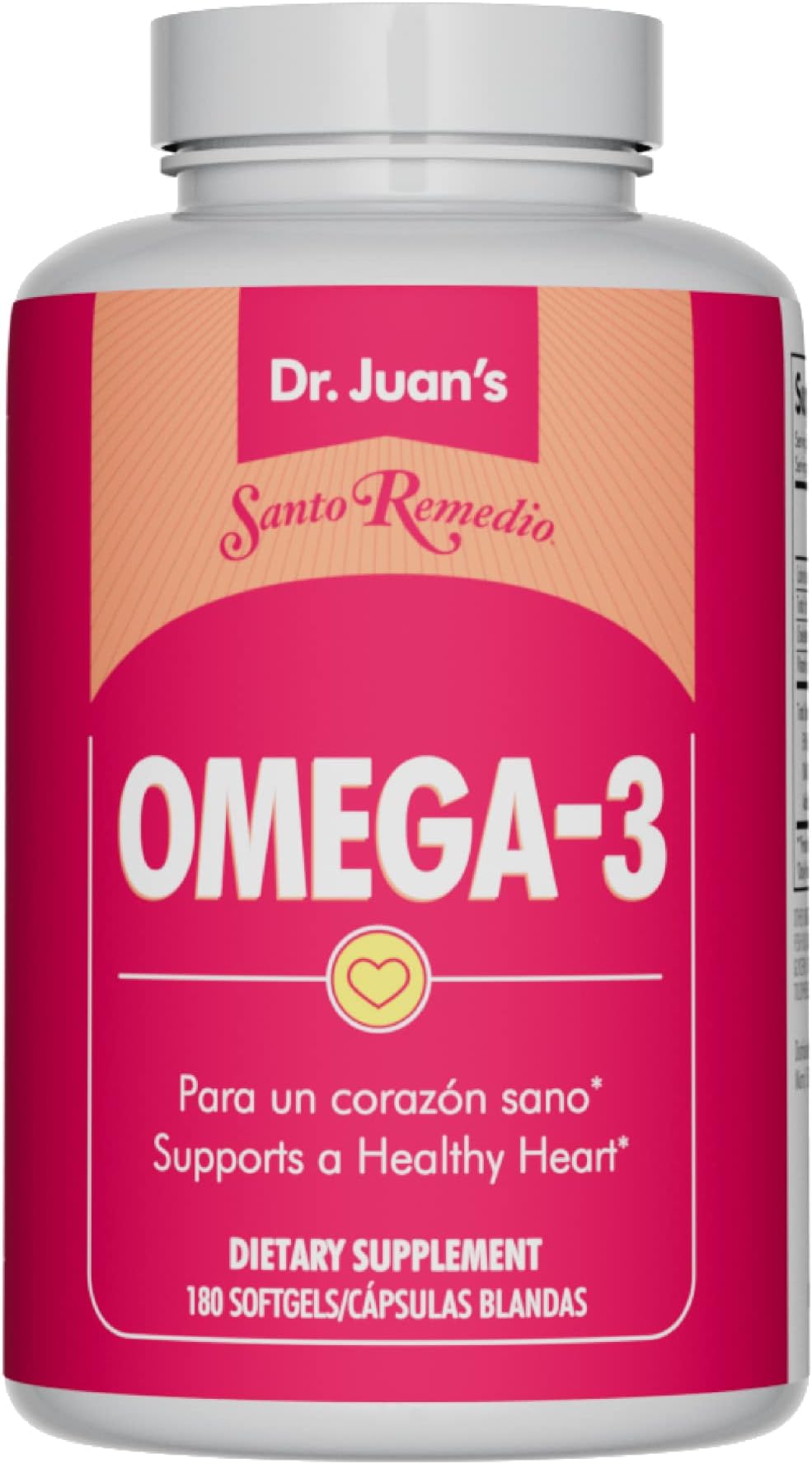 Amazon.com: Santo Remedio Omega 3, Supports Cardiovascular Health ...