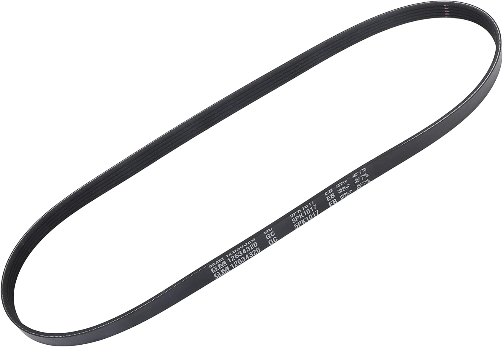 Amazon.com: ACDelco GM Original Equipment 12634320 V-Ribbed Serpentine ...