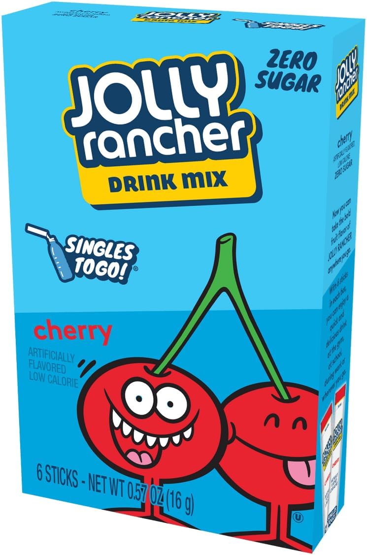 Amazon.com : Jolly Rancher Singles to Go - Variety (Cherry), 0.5 Oz ...