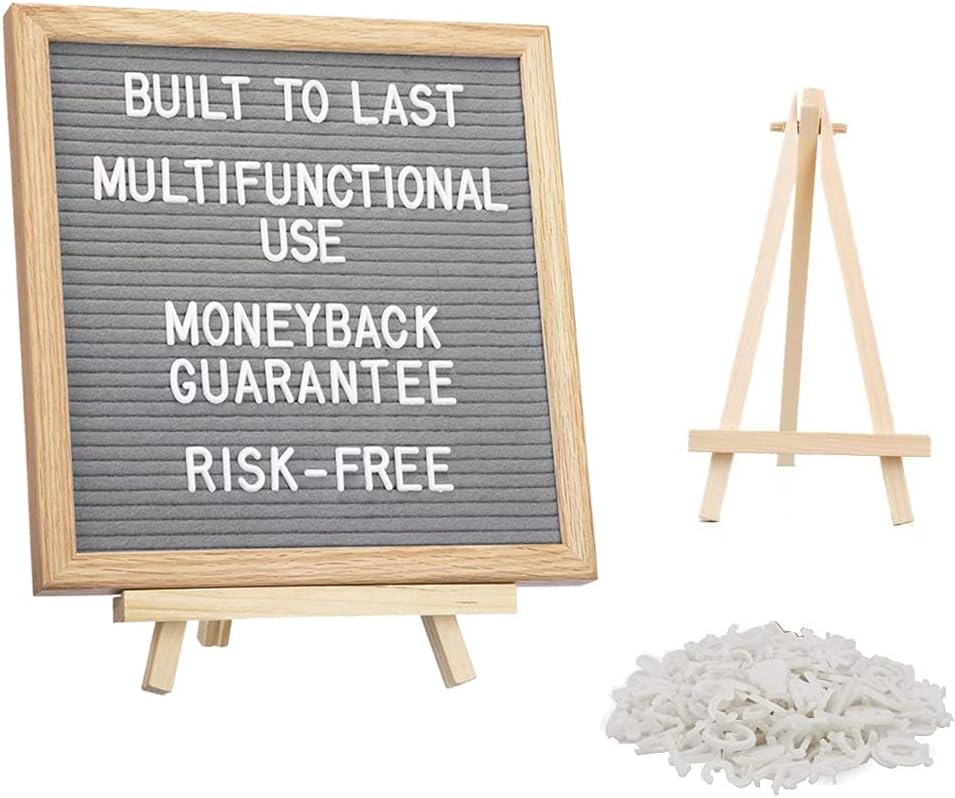 Amazon.com : WZLL.SLSP Felt Letter Message Board 340 Letters,Letter ...