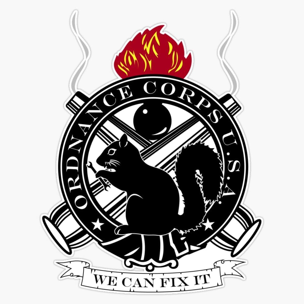 Amazon.com: Secret Squirrel Ordnance Corps Sticker Bumper Sticker Vinyl ...
