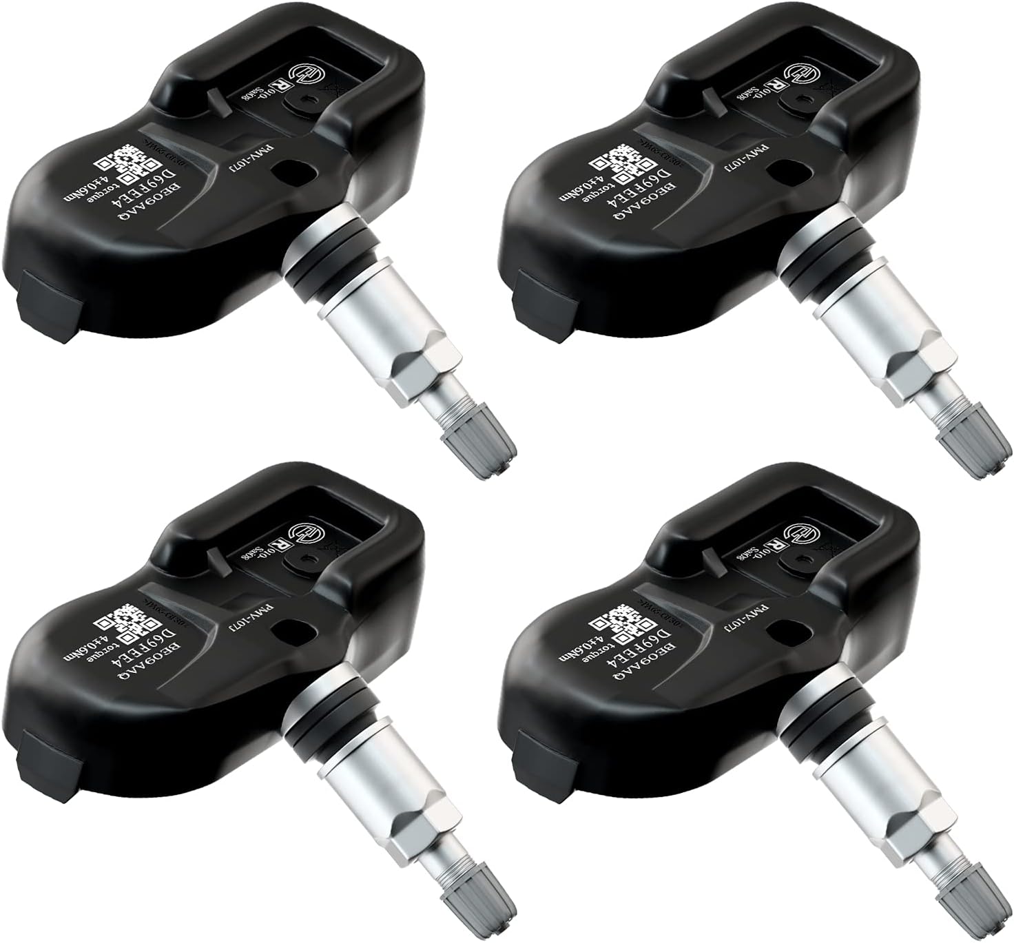 Amazon.com: IM5249 TPMS Sensor 433MHz – Black Stem Tire Pressure ...