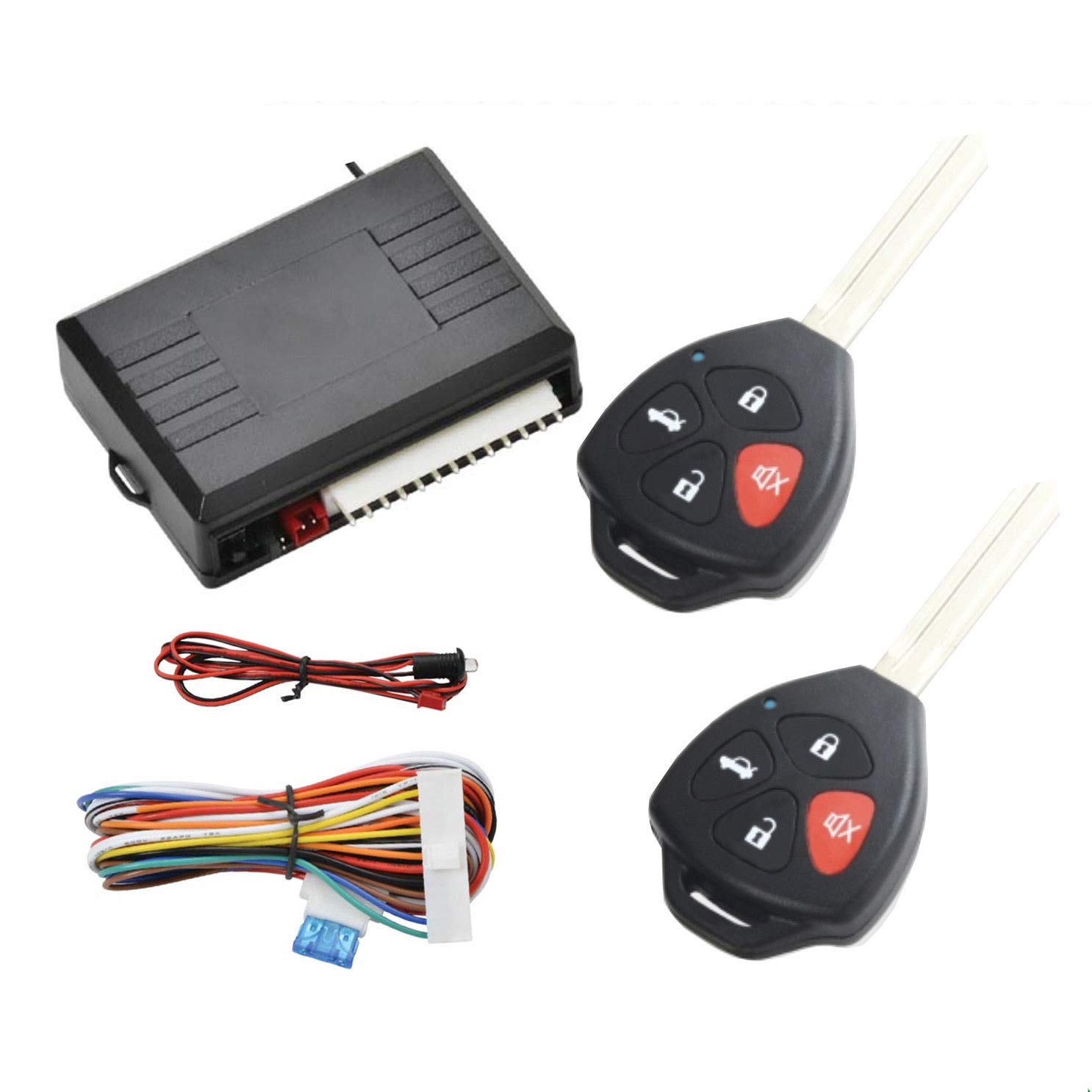 Amazon.com: Universal Remote Control Central Locking Kit MASO Car Door ...
