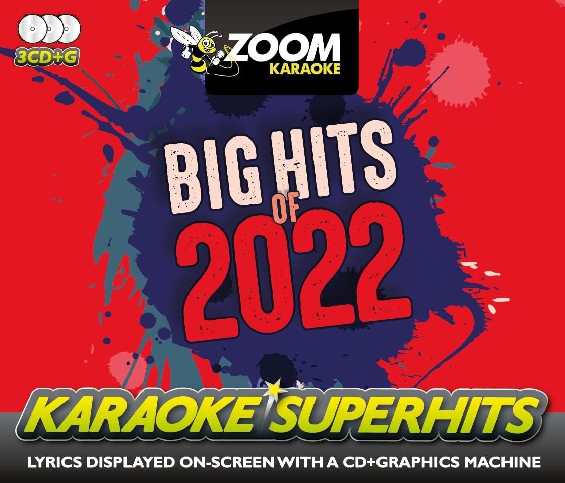 Big Karaoke Hits of 2022 - 65 Karaoke Pop Hits from 2022 - 3 CDG Discs ...