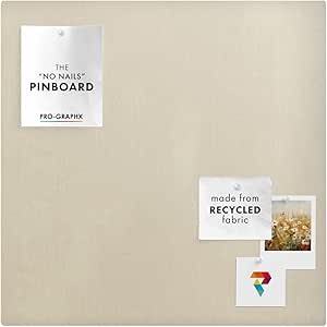 Amazon.com : Fabric Bulletin Board Pinboard for Walls Thick & Stylish ...