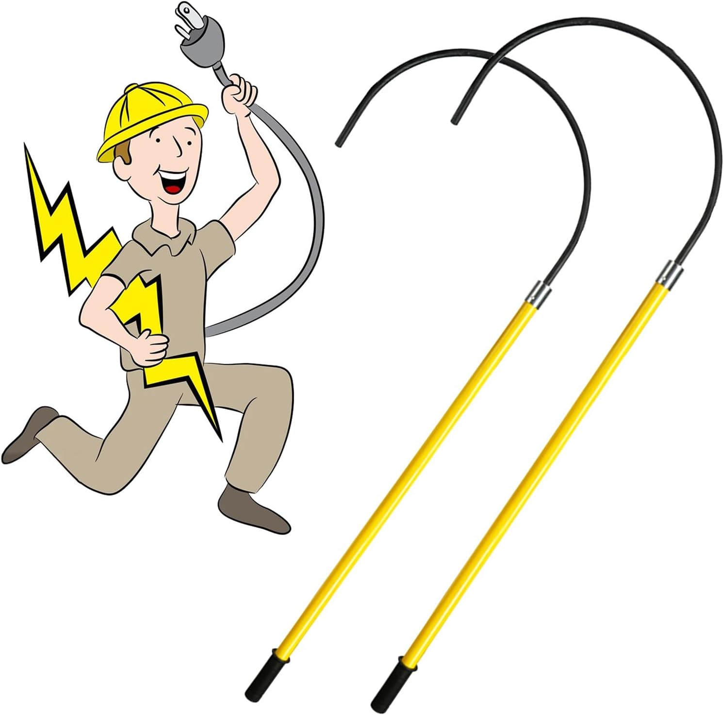 Amazon.com: Rescue Hook Emergency Lifesaving Pole 2 Pack High Voltage ...