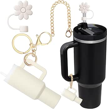 Amazon.com: AnnabelZ Mini Cup Keychain, Mini Tumbler Keychain, Stanley ...