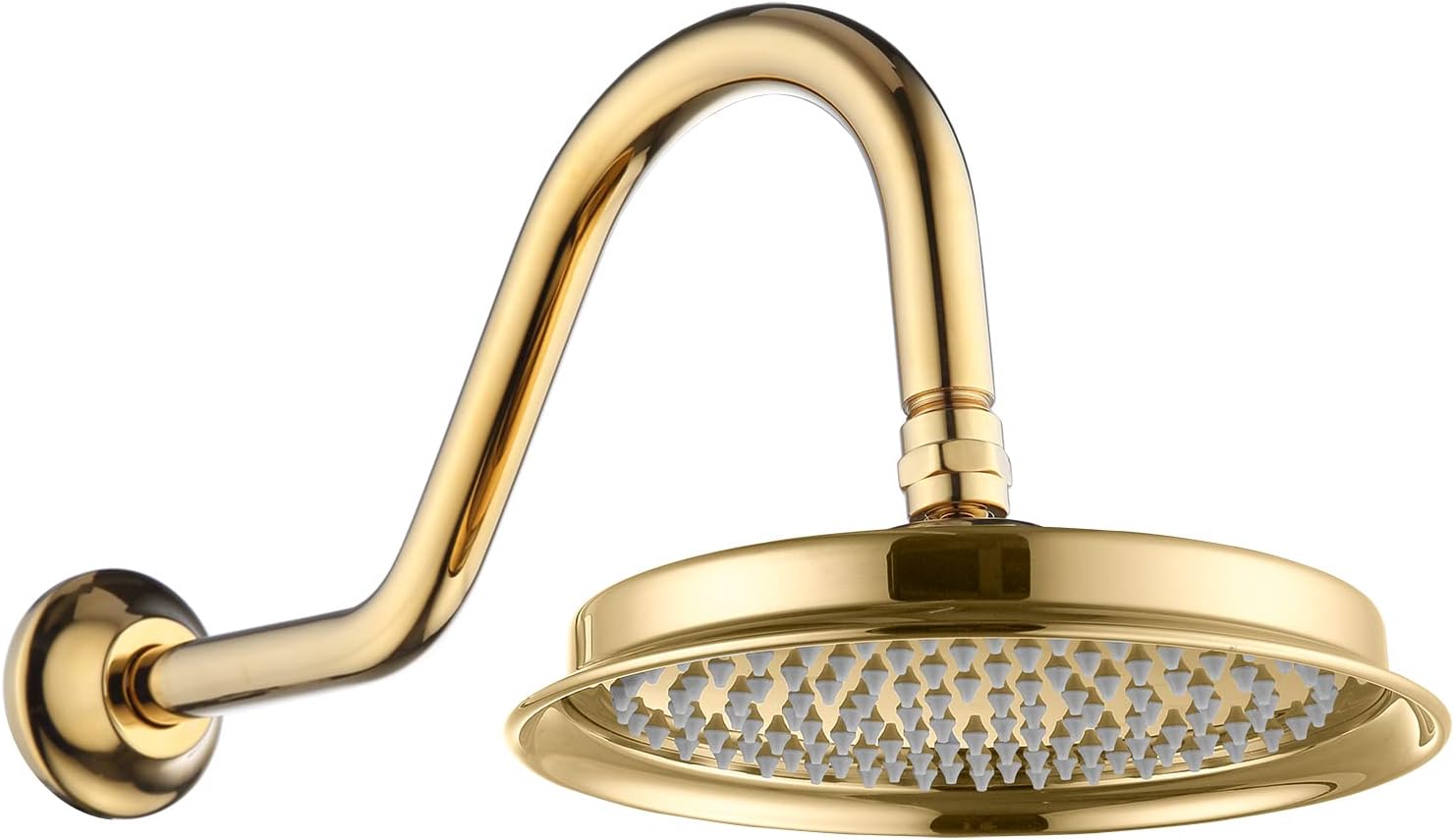 Drettyer Rain Shower Head, 9" Vintage Shower Heads with Extension ...