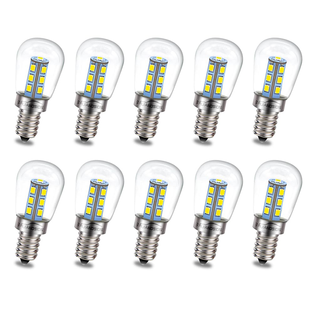 Ruiandsion E12 LED Bulb 12V 24V 10-30V White 2835 13SMD Chipsets E12 ...