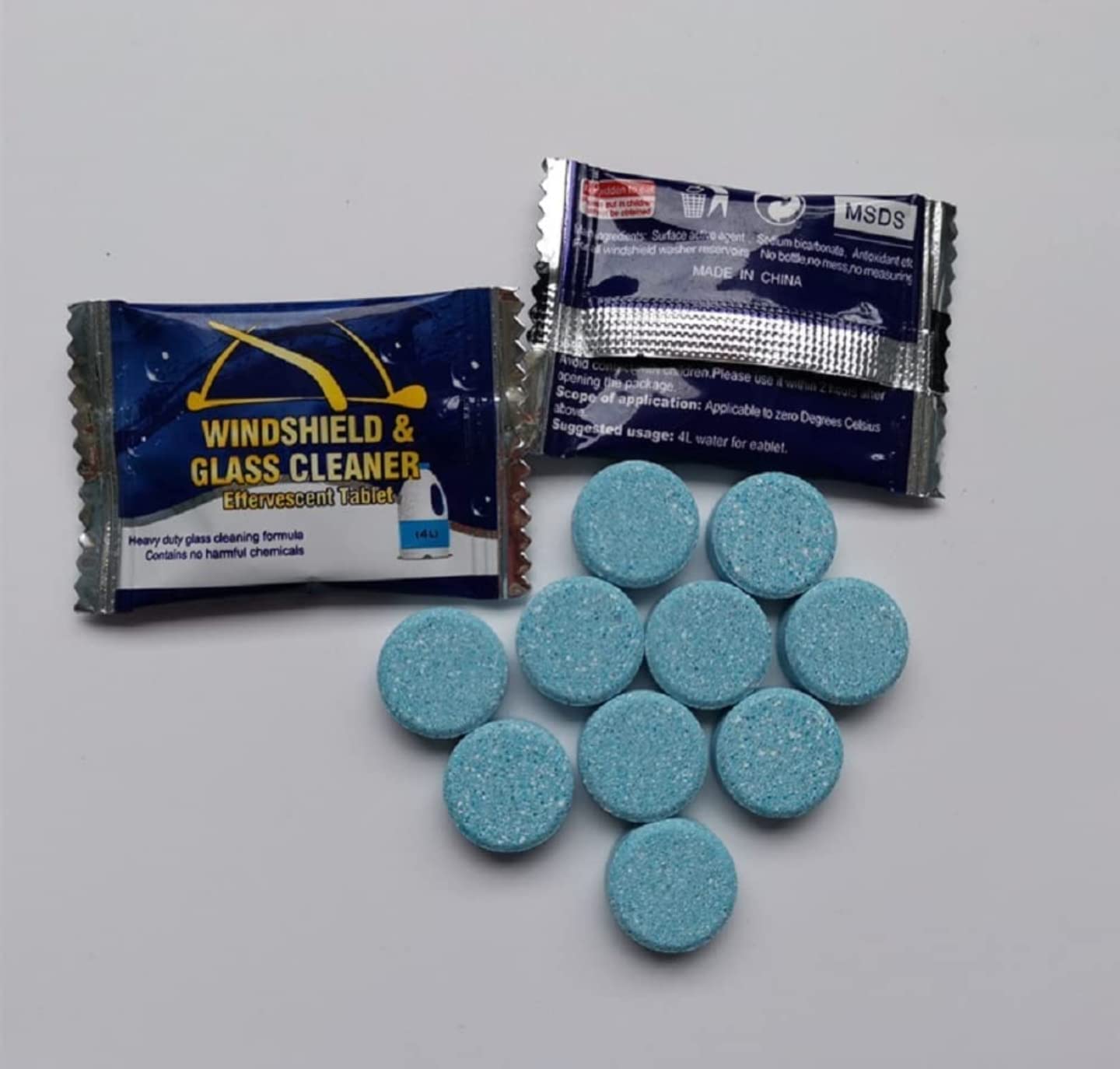 DIVINE Car Windshield Glass Concentrated Washer Tablets Solid Car ...