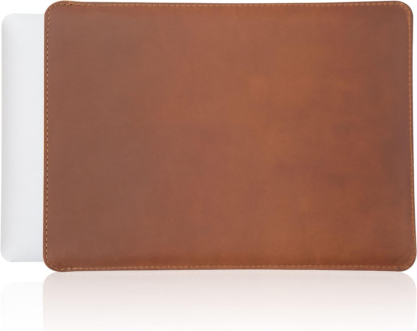 Amazon.com: Casemade Real Leather Laptop Sleeve for MacBook Pro & Air ...