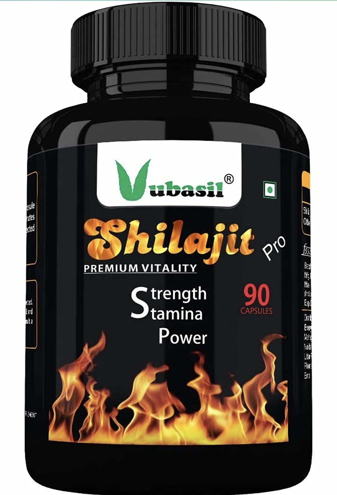 Buy Vubasil Natural Shilajit PRO with Ashwagandha and Safed Musli ...