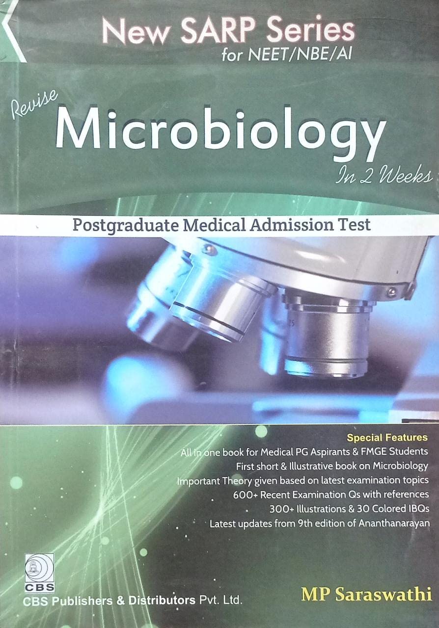 Amazon.in: Buy New Scarp Series For NEET | NBE | AI Revise MICROBIOLOGY ...