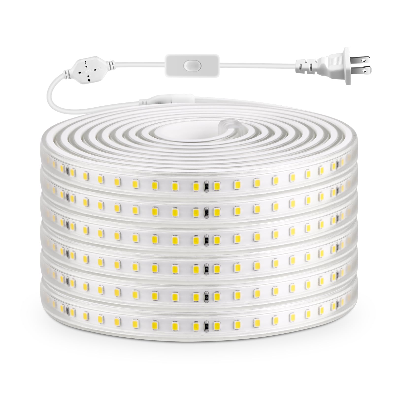 Amazon.com: AIMENGTE Outdoor LED Strip Lights Waterproof, AC 110V ...