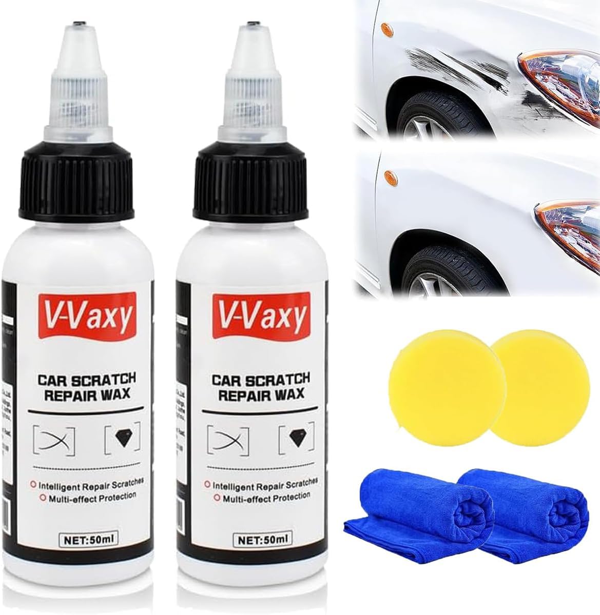 V-Vaxy Car Scratch Repair Wax, Ultimate Paint Restorer, Car Wax Scratch ...