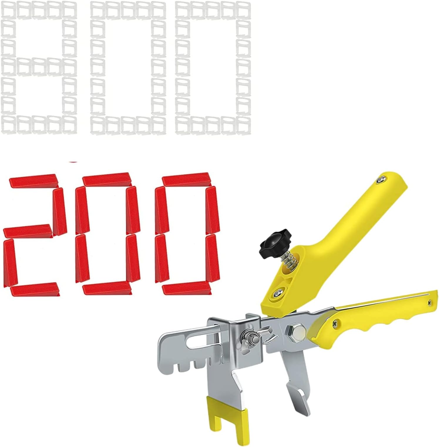 Tile Leveling System 1/8'' Tile Tools, 800pcs Tile Leveler Spacers ...